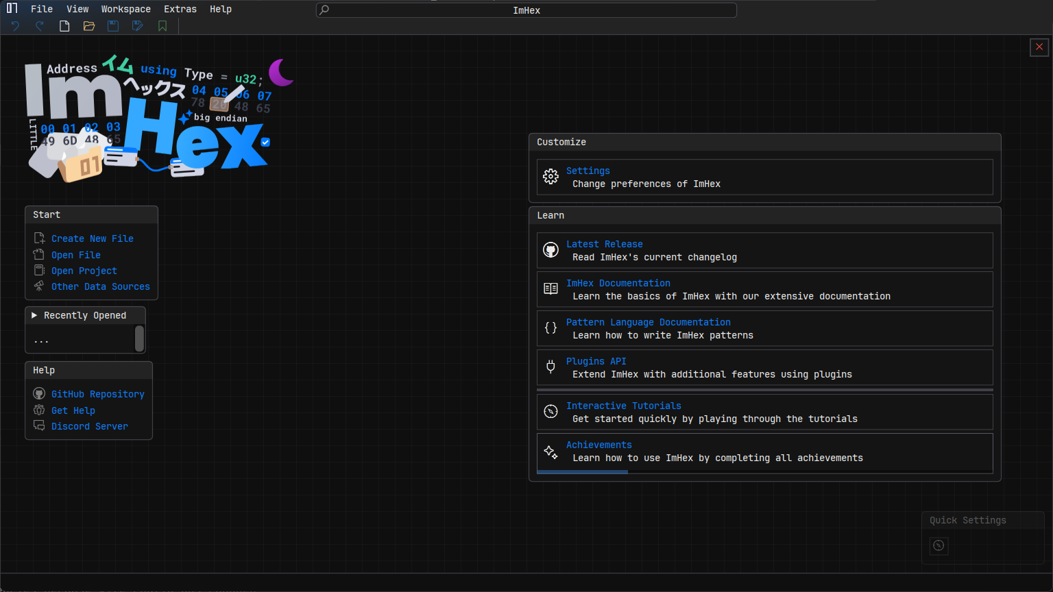ImHex - Free and Open Source Hex Editor